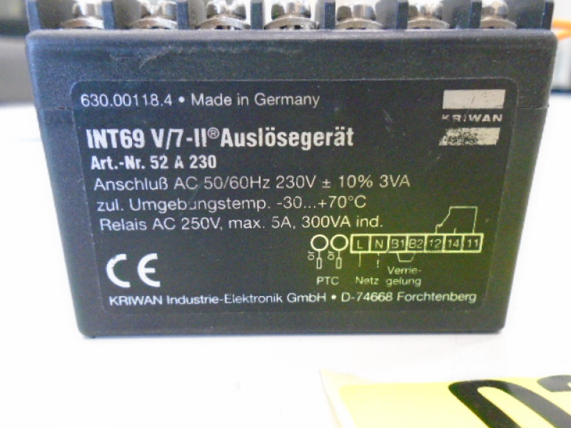Kriwan INT 69 motor beveiliging - Kopen bij Spierings Koeltechniek