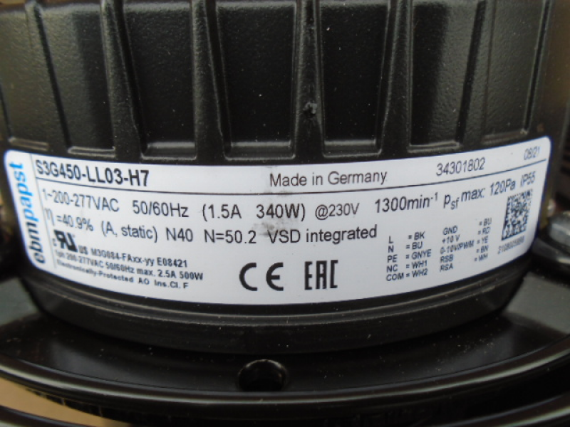 Bitzer condensor ventilator 450mm EC origineel. - Kopen bij Spierings ...