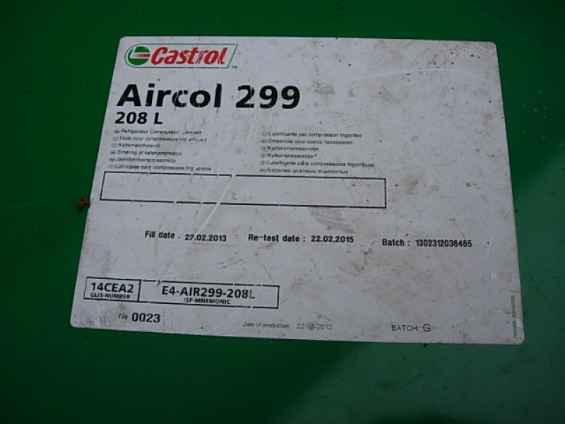 Castrol Aircol 299 koelmachine olie - Kopen bij Spierings Koeltechniek